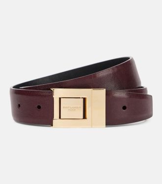 Saint Laurent Ceinture La 76 en cuir