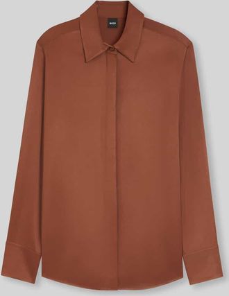 HUGO BOSS Regular Fit Bluse aus reiner Viskose Modell BERUTA2