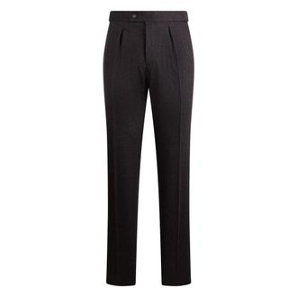 Slowear Gerade Hose aus einer Schurwollmischung - - Trousers - Herren - Schwarzk - M