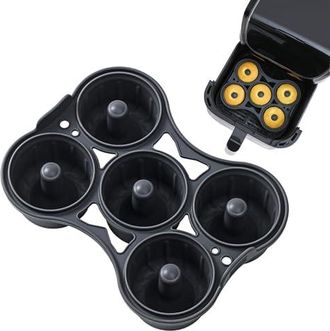 Generico Moules &agrave; beignets en silicone pour friteuse &agrave; air comprim&eacute; - R&eacute;utilisables - Antiadh&eacute;sifs - Parfaits pour les brownies, les g&acirc;teaux, les p&acirc;tisseries, 