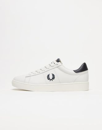Fred Perry Spencer - Unisex-Sneaker aus Leder in Weiß