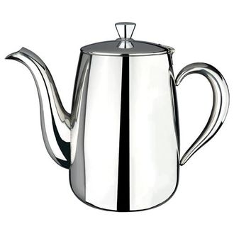 Caf&eacute; Ol&eacute; Premium Kaffeekanne, 1590 ml, f&uuml;r 8 Tassen, Edelstahl, klassisches Kaffeekannendesign mit Spiegelglanz, perfekter Ausgie&szlig;er