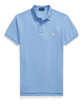 Ralph Lauren Piqu&eacute;-Poloshirt aus Baumwolle mit Logo-Stickerei, Slim Fit in