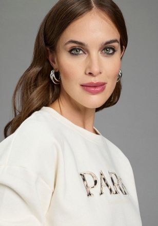 Bruno Banani Sweatshirt mit Animal Frontprint mit Rundhalsausschnitt, moderner Druck