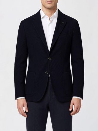 Lardini Einreihiger Wollblazer von mit aufgesetzten Taschen