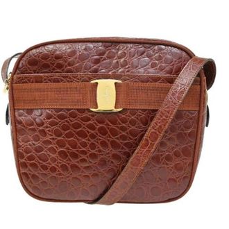 Ferragamo Pre-owned Leder Schultertasche - - Pre-owned - Damen - Braun - ONE SIZE