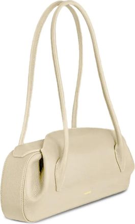 Yuzefi mini Oyster leather shoulder bag - Nude