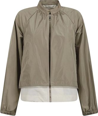 Fabiana Filippi Femme, Vestes, Vert, Taille: 36 FR Veste &agrave; panneaux superpos&eacute;s