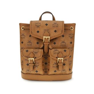 MCM Vielseitiger Mini-Rucksack mit bayerisch inspirierter Verzierung - - Bags - Damen - Braun - ONE SIZE
