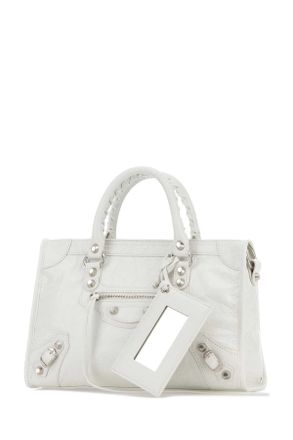 Balenciaga Le City Top Handle Bag - White