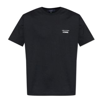 Comme Des Gar&ccedil;ons T-Shirt mit bedrucktem Logo - - Tops - Herren - Schwarzk - XL