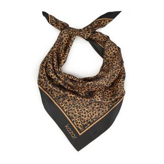 Kazar Gro&szlig;er Seidenschal - - Accessories - Damen - Braun - ONE SIZE