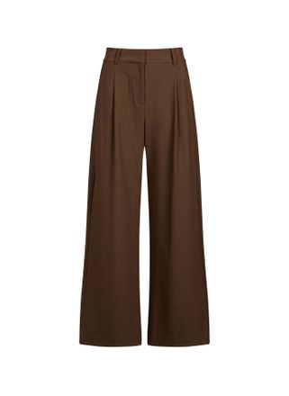 Suncoo Pantalon tailleur ample uni