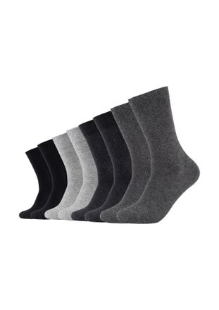 s.Oliver Socken S.OLIVER essentials, Herren, Gr. 39-42, schwarz (schwarz mix), Baumwollmischung, normal, Socken Socken, mit weichem Bund
