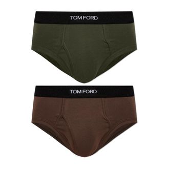Tom Ford Homme, Sous-v&ecirc;tements, Multicolore, Taille: 2XL Boxer en coton lot de deux