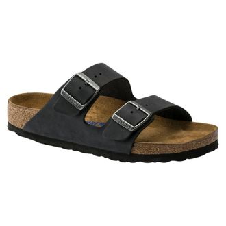 Birkenstock Homme, Chaussures, Noir, Taille: 43 EU Sandales classiques en cuir noir &agrave; deux brides