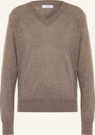 Reiss Reiss Pullover Paris Aus Merinowolle braun
