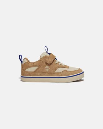 Timberland Stone Jump Sneaker mit Klettverschluss f&uuml;r Jugendliche in Beige, Beige, Gr&ouml;&szlig;e