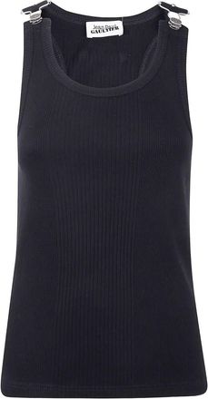 Jean Paul Gaultier Tank Top With Overall Engraved