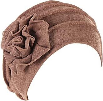 Generic Ethnique Boh&ecirc;me Fleur Couverture Cheveux Emballage Turban Chapeaux Turban Casquette pour Femmes Chapeau Casquette Football Machine, c, taille unique