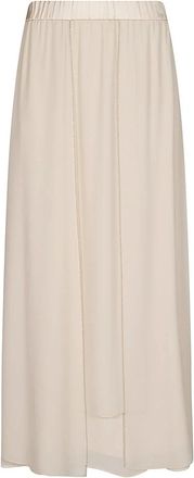 PESERICO Femme, Jupes, Beige, Taille: 36 FR Long Skirt