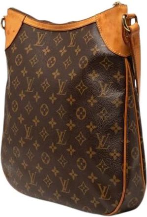 Louis Vuitton Sac bandouli&egrave;re Odeon MM Pre-owned - Femme - Pre-owned - Brun - Taille: ONE Size