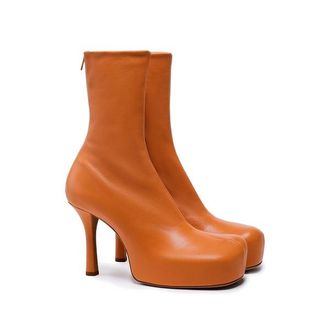 Bottega Veneta Bottines &agrave; talon The Bold en cuir