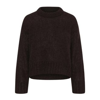 Part Two Sillepw Pu Strik - - Knitwear - Damen - Braun - 3XL