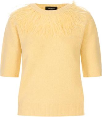 Fabiana Filippi Rundhals-Strickware - - Knitwear - Damen - Gelb - S