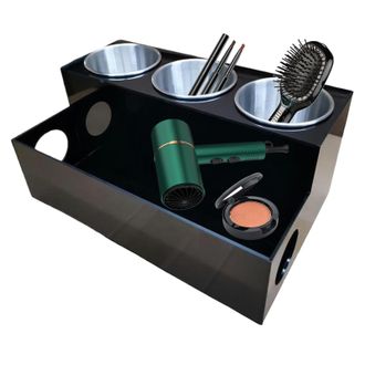 Generic Organizer f&uuml;r Haarwerkzeuge - Badezimmer-B&uuml;rstenhalter, Organizer und Halter f&uuml;r Frisurenwerkzeuge aus Acryl | B&uuml;rstenhalter f&uuml;r Ba Styling Organizer