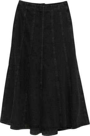 Levi's Jupe &eacute;vas&eacute;e &agrave; coutures - Femme - Jupes - Noir - Taille: W30