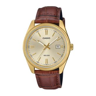 Casio Mtp-1302Pgl-9Avef Montre Analogique - Homme - Accessoires - Jaune - Taille: ONE Size