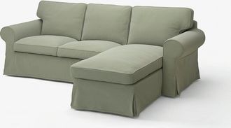 IKEA EKTORP Bezug f&uuml;r 3er-Sofa mit R&eacute;camiere