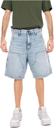 Carhartt Work in Progress Homme, Shorts, Bleu, Taille: W34 Double Knee Short