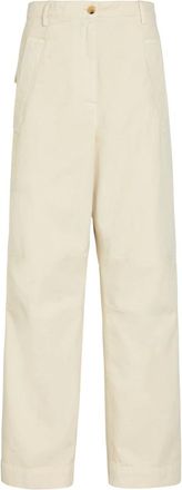 Dries Van Noten Femme, Pantalons, Beige, Taille: 38 FR Pantalon Pincks