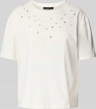 Oui T-Shirt mit Ziersteinbesatz