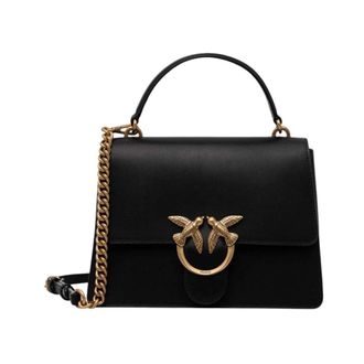 Pinko Pinko, Femme, Sacs, Noir, Taille: ONE Size Love One Sac Bandouli&egrave;re Classique