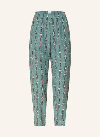 Jockey Schlafhose Everday Flannel Aus Flanell gruen