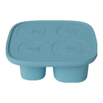 Generico Zylinder-Eisform, Zylinder-Eisform - Eishersteller | hohle Silikonform mit 4 Mulden für Cocktails, Whisky-Cocktails, Tee-Kaffeegetränke, macht einen p