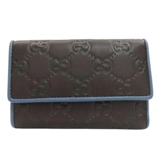 Gucci Portefeuille Bi-fold Vintage Pre-owned - Femme - Pre-owned - Brun - Taille: ONE Size