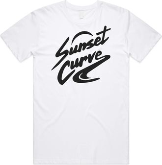 Sanfran Clothing Julie and The Phantoms Sunset Curve Top Ghost Band Music Vintage T-Shirt Gr. M, wei&szlig;