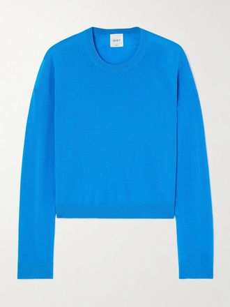 Leset James Pullover Aus Wolle - Blau