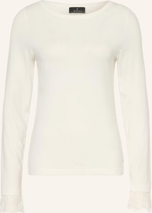 Monari Monari Longsleeve Mit Spitze weiss