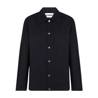 Jil Sander Logo Jacke - - Jackets - Herren - Schwarzk - L