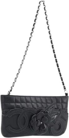 Chanel Sac bandouli&egrave;re vintage doccasion - Femme - Pre-owned - Noir - Taille: ONE Size