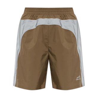 Balenciaga Logo Shorts - - Shorts - Herren - Braun - XL