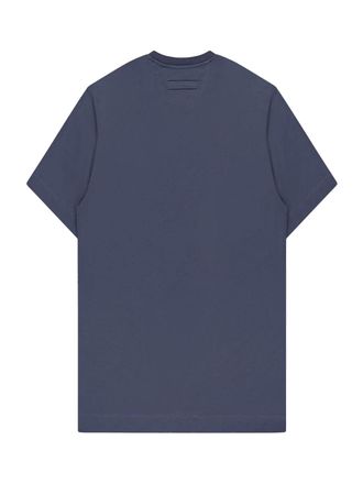 Ermenegildo Zegna Logo-Embroidered T-Shirt - Navy