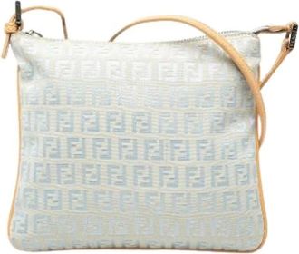Fendi Sac bandouli&egrave;re en toile Pre-owned - Femme - Pre-owned - Beige - Taille: ONE Size