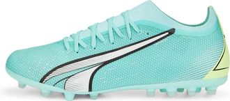 Puma Mens Sport Shoes ULTRA MATCH MG Soccer Shoes, ELECTRIC PEPPERMINT-PUMA WHITE-FAST YELLOW, 47