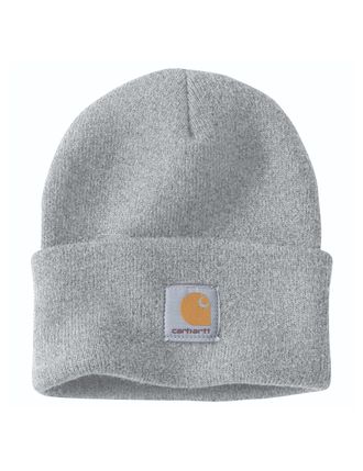 Carhartt Work in Progress Workwear Beanie Mütze Watch Hat, Arbeitsmütze, Hellgrau, mittel